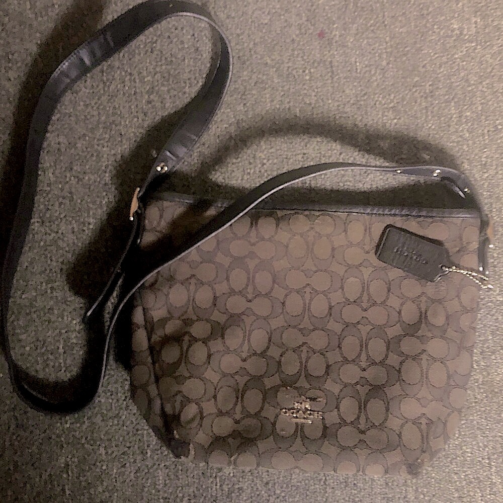 Vintage Coach Small Dufflette In Signature - Gem